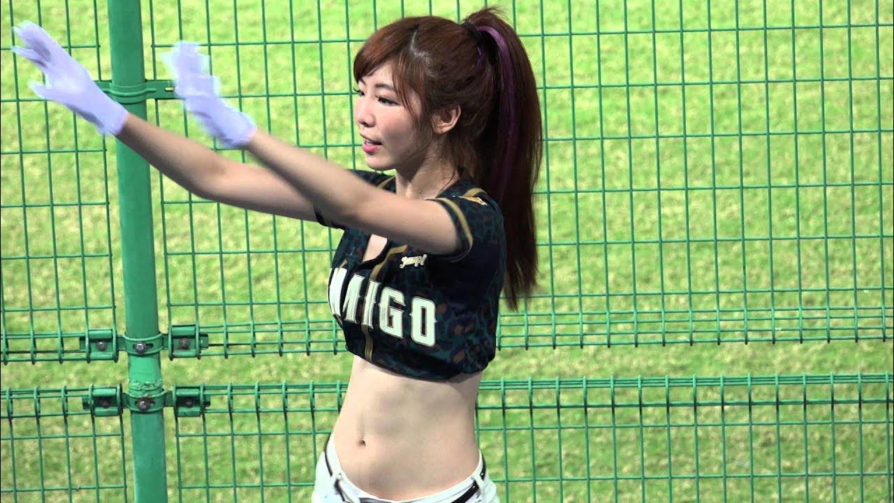 20150705 LAMIGO JUMP豹趴 Lamigirls Eli 倪倪 賽後 最強1-9棒+投手 - YouTube