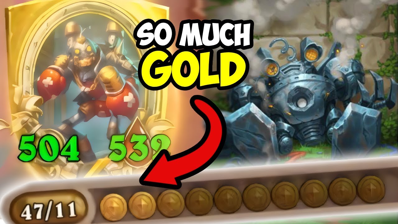 ⚙️ THIS CARD GOT US SO MUCH GOLD...【Hearthstone: Battleground】 - YouTube