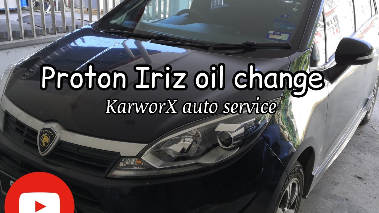 #Proton Iriz oil change - YouTube