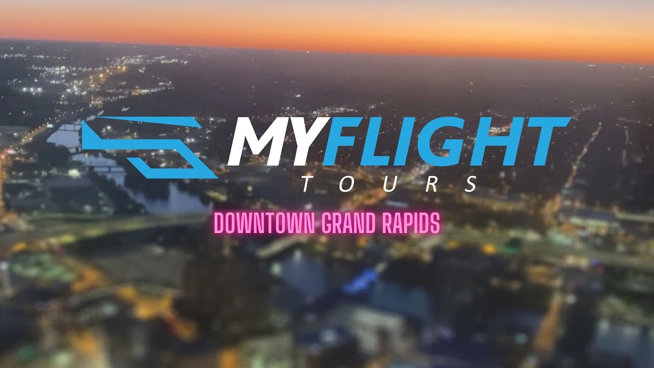 My Flight Tours Helicopter Ride over Downtown Grand Rapids - YouTube