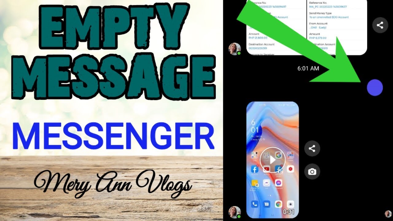 HOW TO SEND EMPTY MESSAGE IN MESSENGER YouTube HOW TO SEND EMPTY MESSAGE IN MESSENGER YouTube