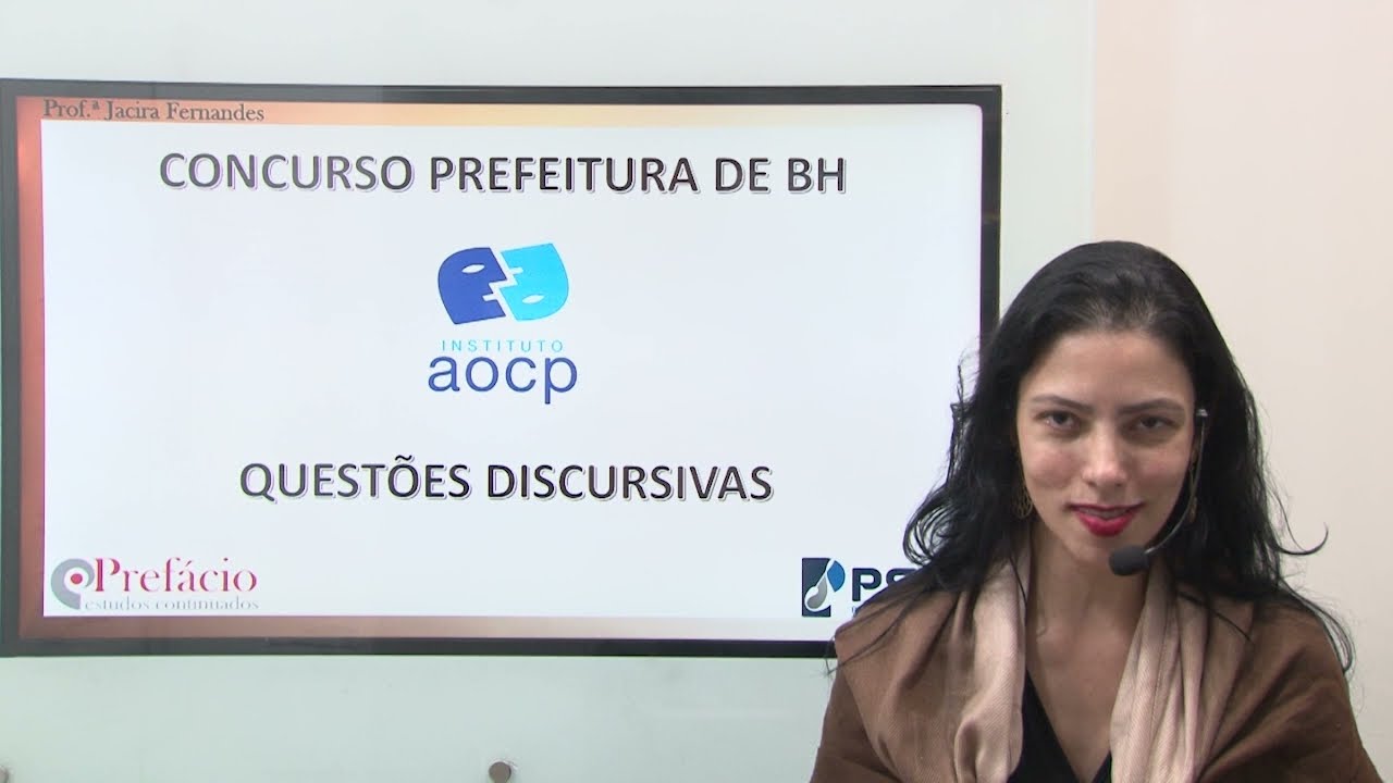 Concurso Professores Prefeitura de Belo Horizonte Questões Discursivas ...