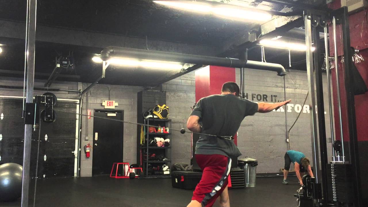 Cable Side Row with Tight Rotation - YouTube