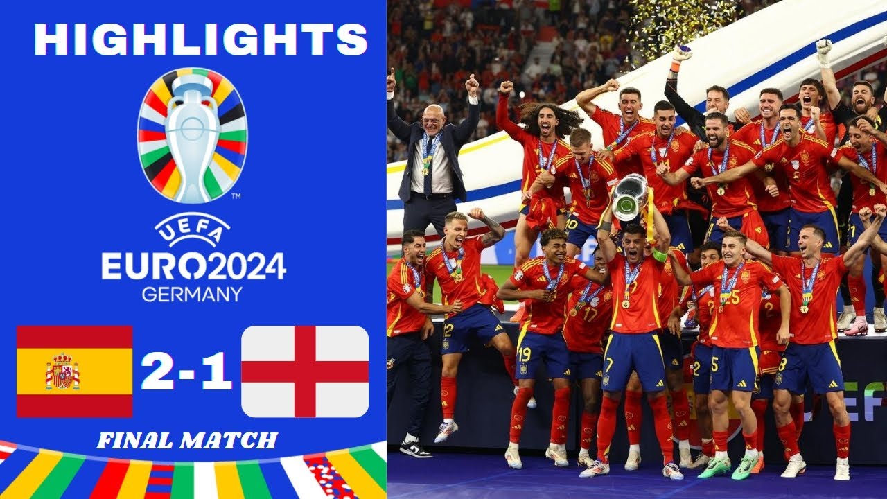 Spain Vs England | 2-1 | UEFA Euro 2024 | Highlights | Final Match ...