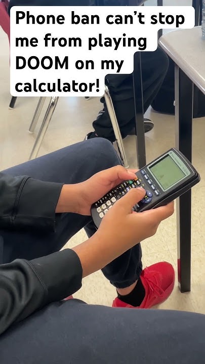 Playing doom on a calculator - YouTube