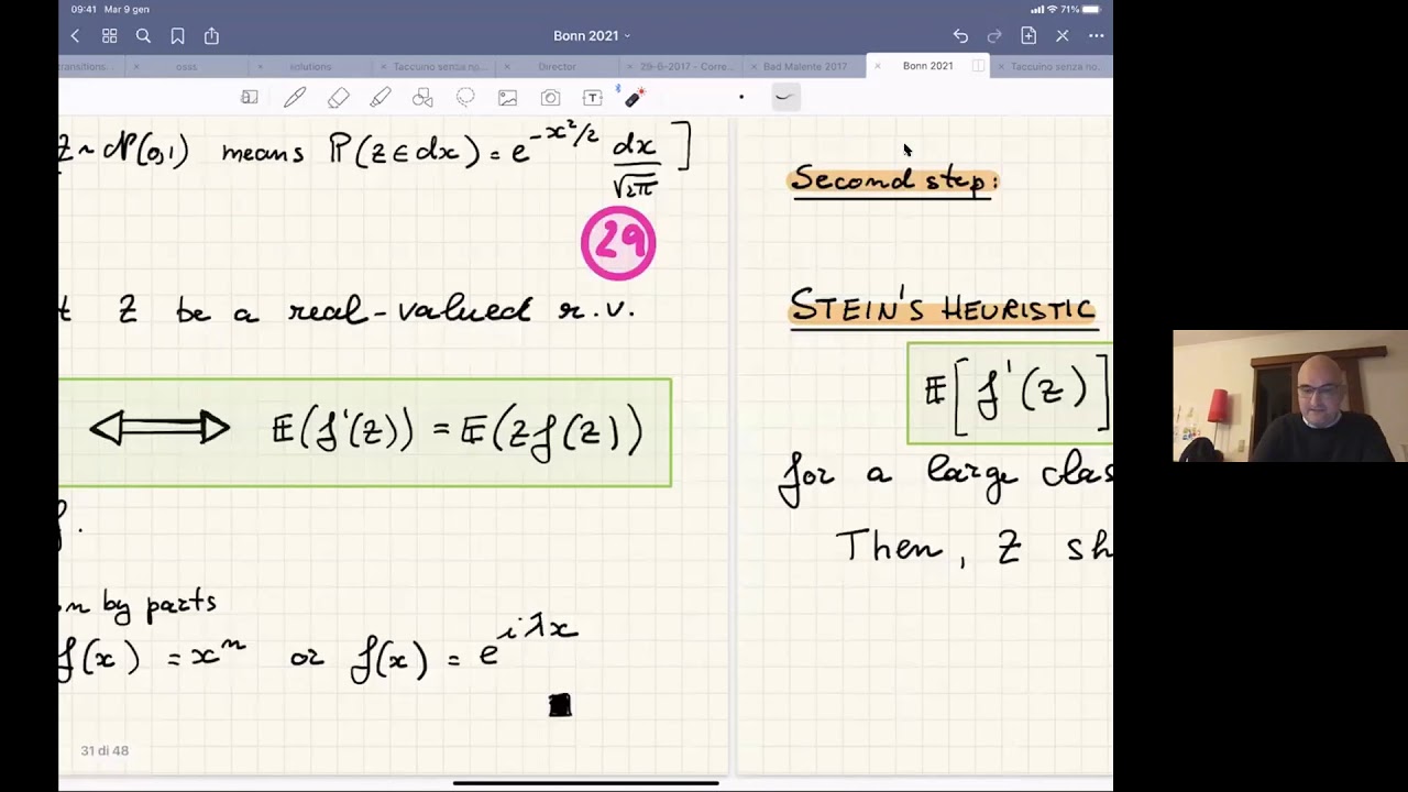 Giovanni Peccati: Some applications of variational techniques in ...