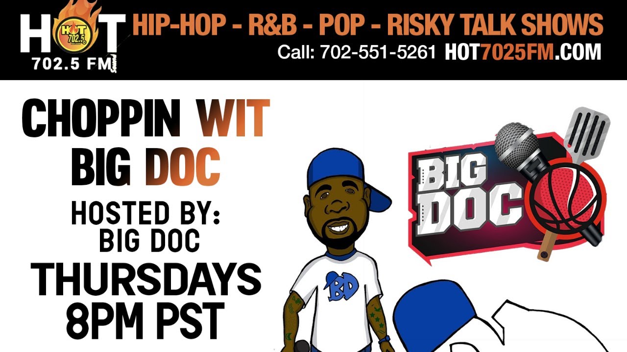 CHOPPIN WIT BIG DOC & PEACHES LIVE ON HOT7025FM.COM! - YouTube