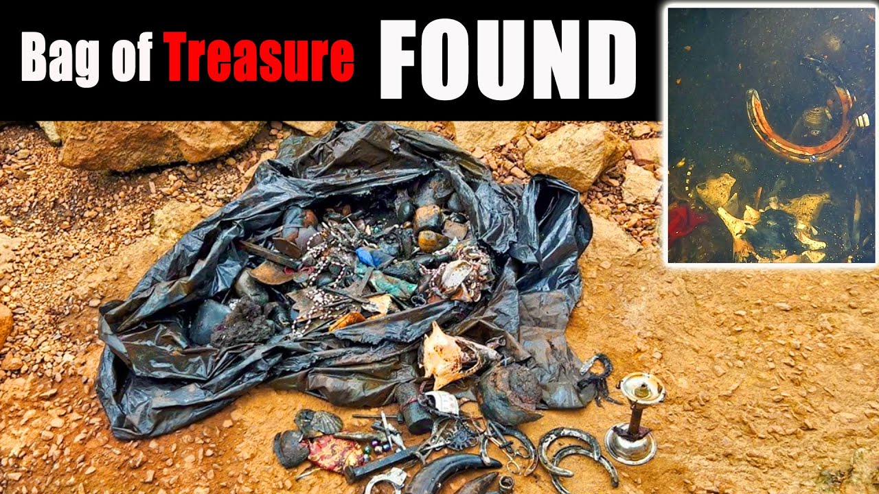 HUGE Bag Full Of Treasures Found Scuba Diving Historic River! (WHAT'S ...
