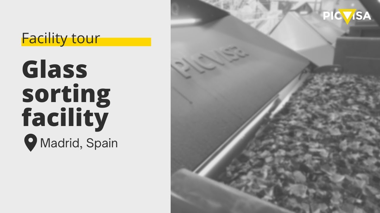 Glass sorting facility (Guadalajara, Spain) - YouTube