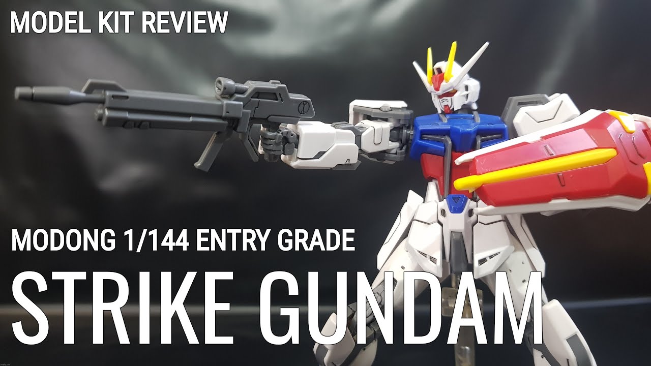 Modong Entry Grade Strike Gundam - Bootleg Model Kit Review - YouTube