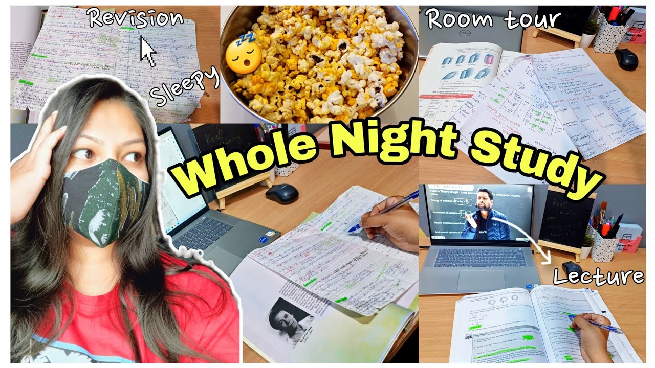 🥱Late Night Hostel Study vlog🤩+My Room Tour😍|Study vlog neet 2024🌟| - YouTube