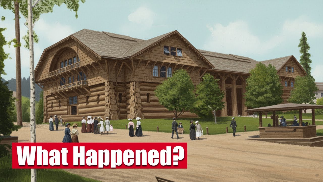 What happened to the "World's Largest Log Cabin"? - YouTube