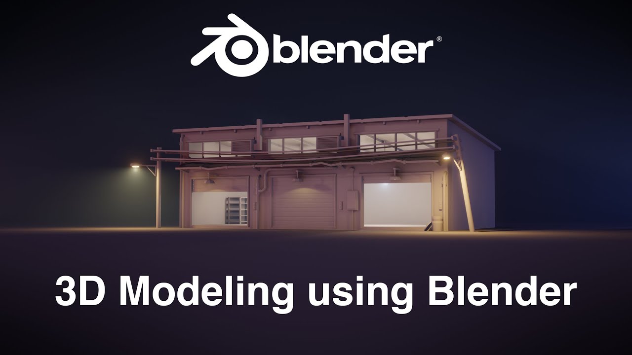 Modeling a Garage for our first game using Blender! - 3D Modeling ...