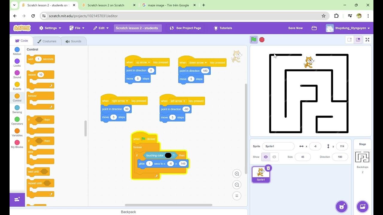 Scratch lesson 2 Tutorials - YouTube