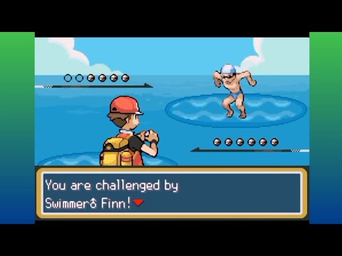Pokémon Radical Red v3.02 Hardcore Mode - Swimmer Finn - YouTube