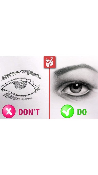 Dos And Dont How To Draw Realistic Eyes Easy Step By Step Art Drawing Tutorial Youtube