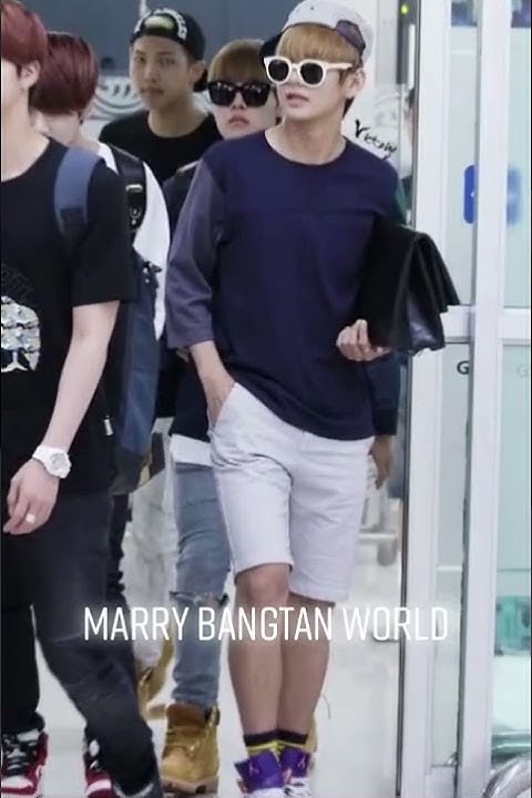 Kim Taehyung Airport Fashion 🔥😍#BTS#Army #Shortvideo#Subscribe My Channel Saranghae 💜💜💜 - YouTube