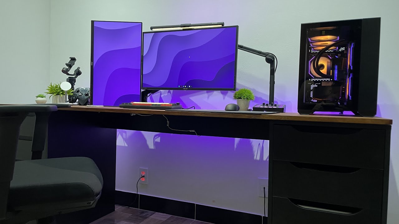 COMO ORGANIZAR TODOS OS CABOS DO SEU SETUP - Calha organizadora ...