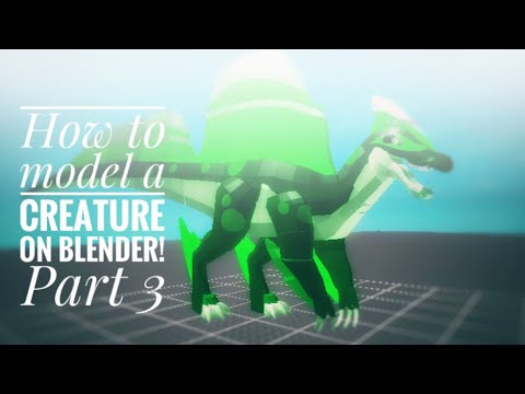 Tutorial on how to make creatures on blender! - part 3 - YouTube