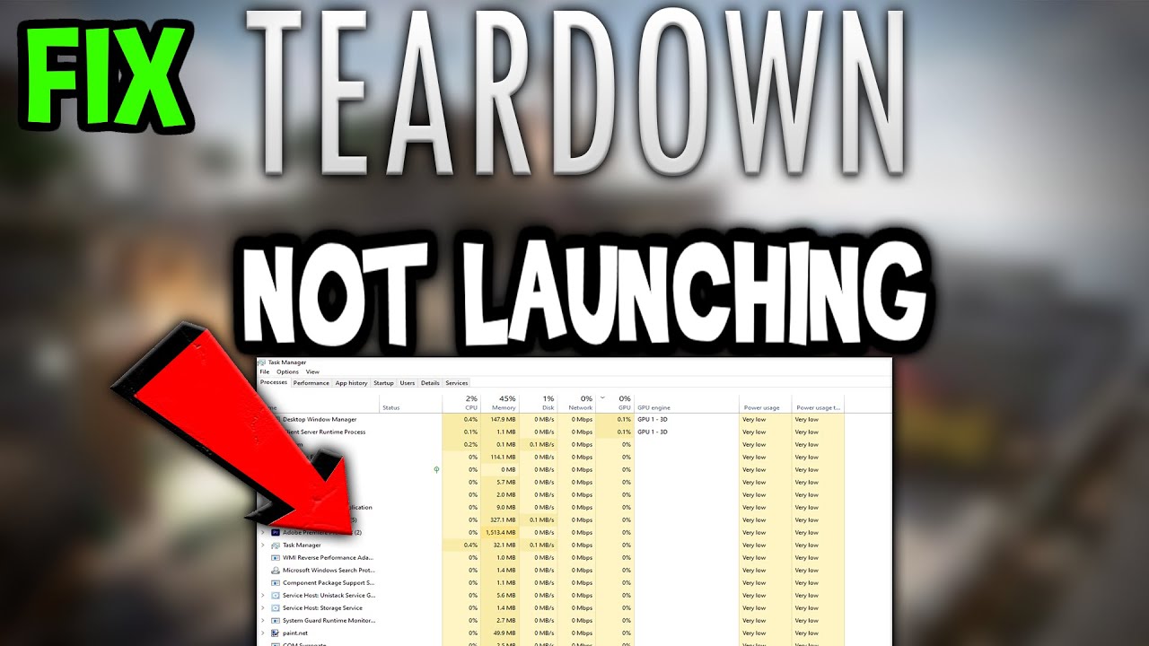 Teardown – Fix Not Launching – Complete Tutorial - YouTube