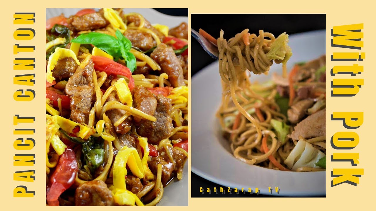 4 LANG NA KELANGAN SA PAGLUTO NG PANCIT CANTON | EASY WAY TO COOK PORK ...