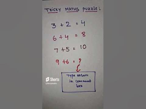 Tricky maths puzzle#can you find the answer#iqtest#mr#explore maths# ...