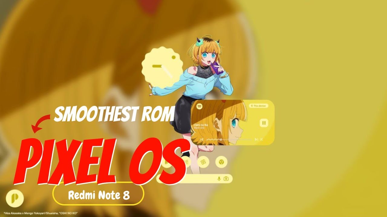 PixelOS - OFFICIAL | Android 13 Redmi Note 8 Release 18/08/23 - YouTube