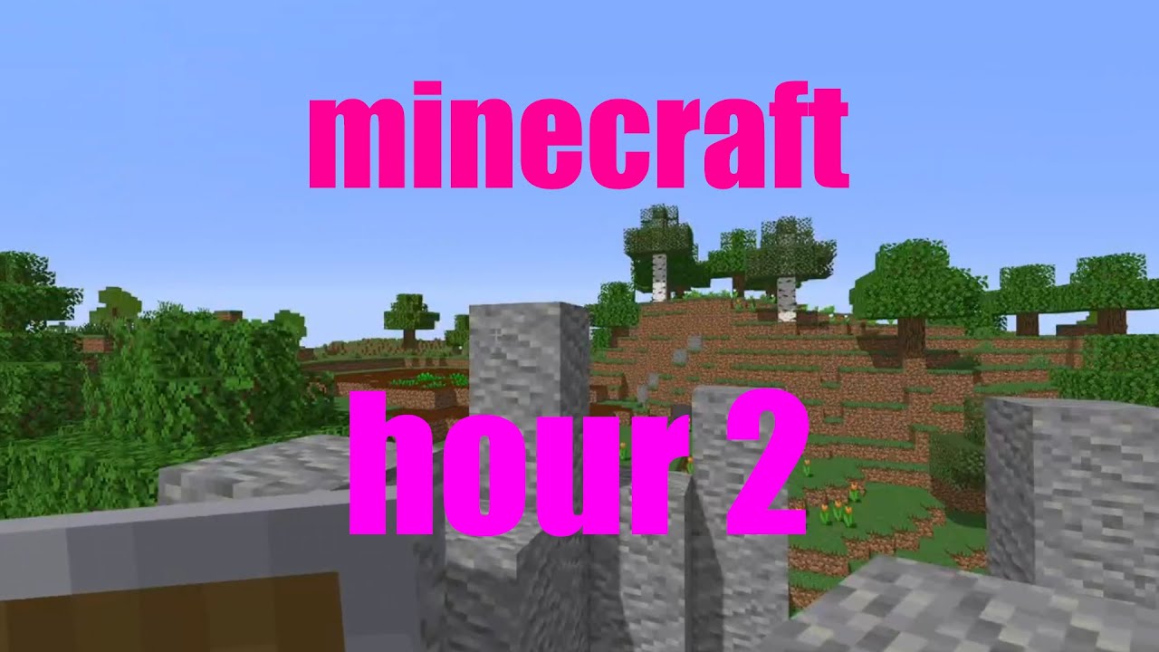minecraft: hour 2 - constructing a farm - YouTube