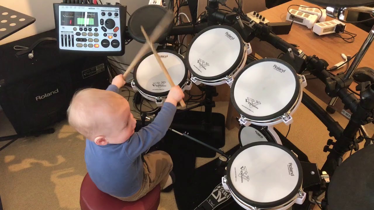 Theo the baby drummer - Episode 2.1 - YouTube