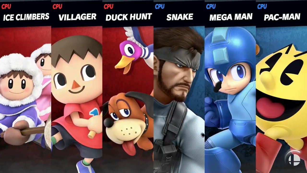 Super Smash Bros. Ultimate - Team Ice Climbers vs Team Snake - YouTube