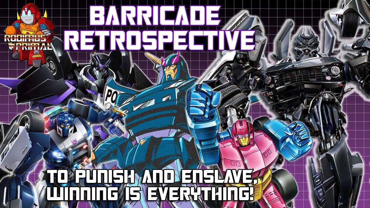 Barricade Retrospective - From Street Racer to Decepticon Cop! - YouTube