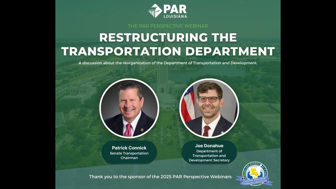 The PAR Perspective Webinar: Restructuring the Transportation ...