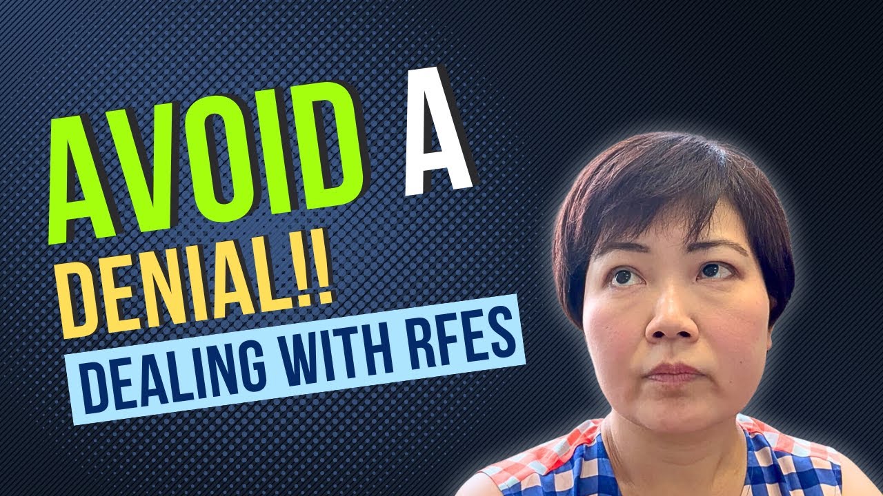 Dealing with Requests for Evidence (avoid a denial!) - YouTube