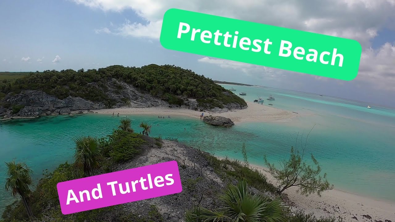 The Washing Machine on Shroud Cay, Bahamas and turtles - YouTube