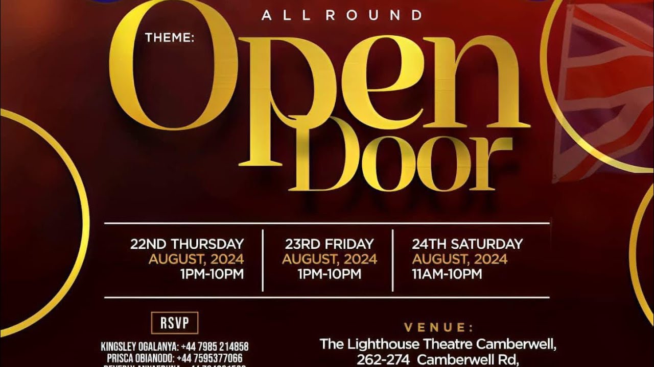 All Round Open Door UK || DAY 22nd AUGUST 2024 - YouTube