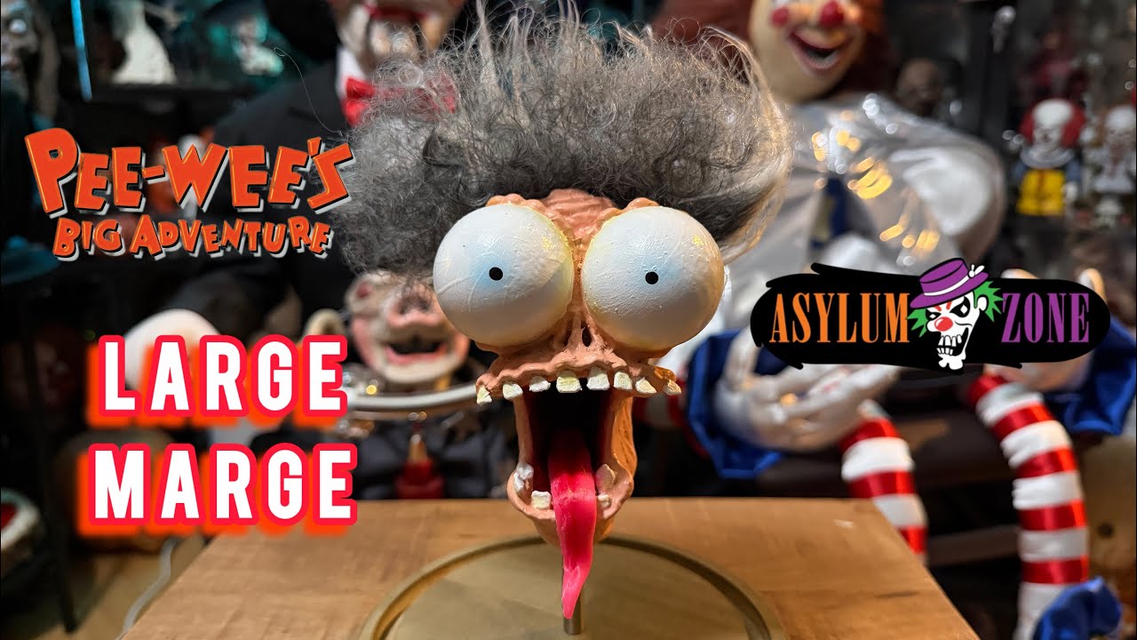 Asylum Zone: Pee-wee's Big Adventure Large Marge Head Review - YouTube