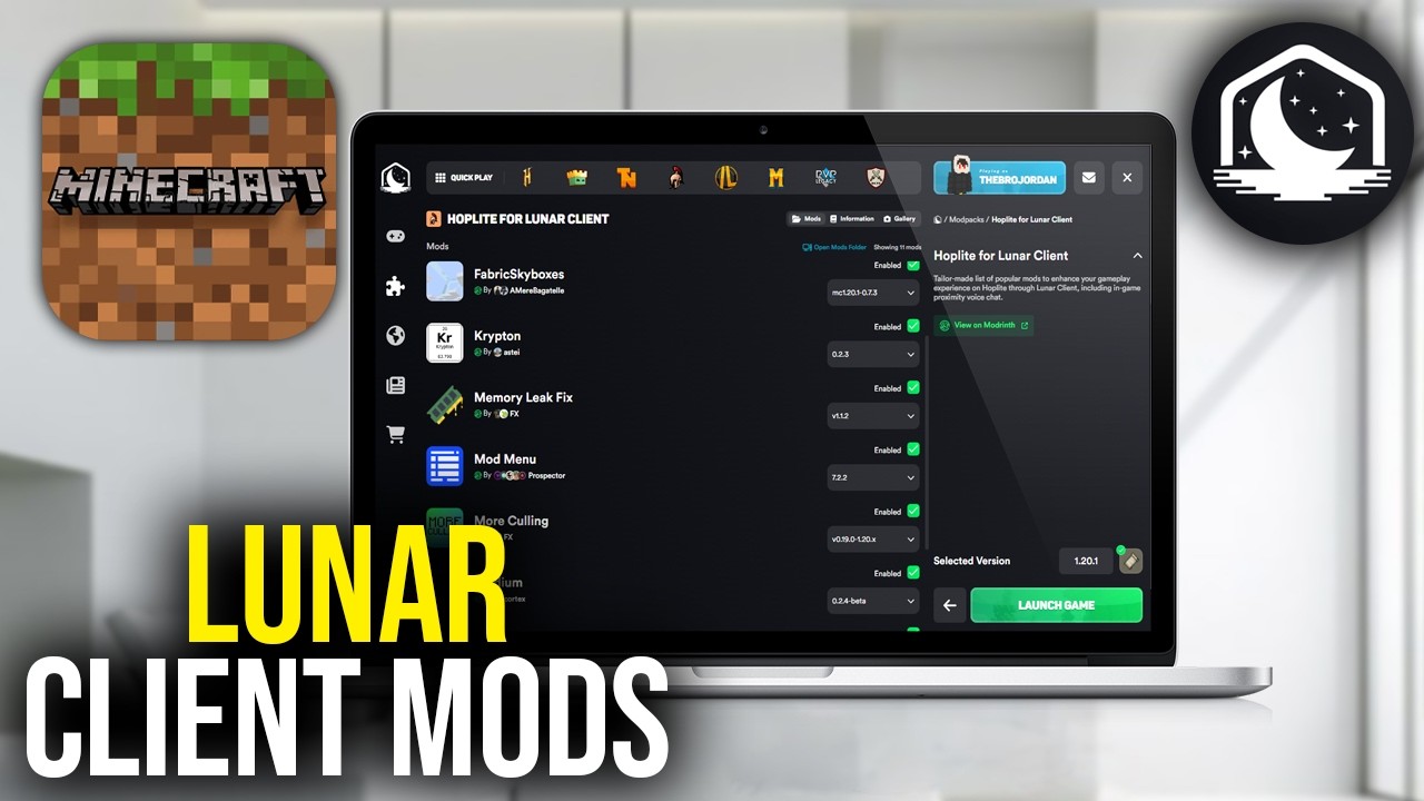 How To Add Mods To Lunar Client - YouTube