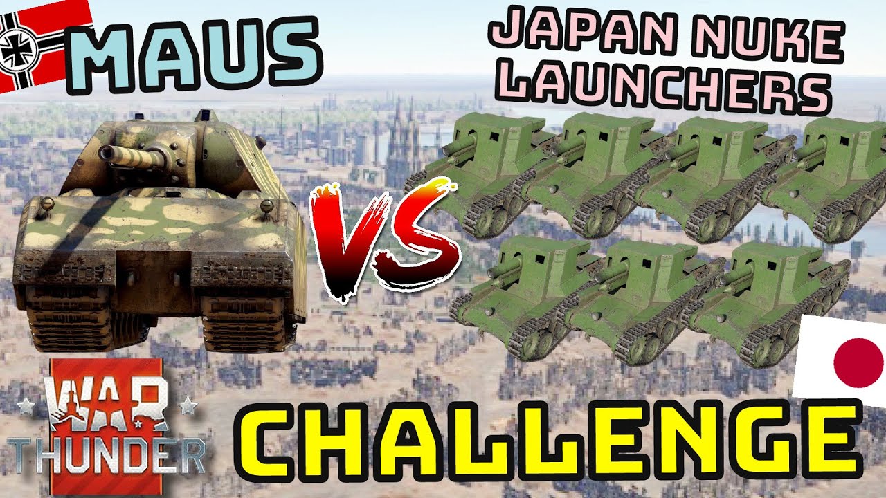 MAUS VS HO-RO - CHALLANGE! - Can Maus Win Against Japan's Mini Nuke ...