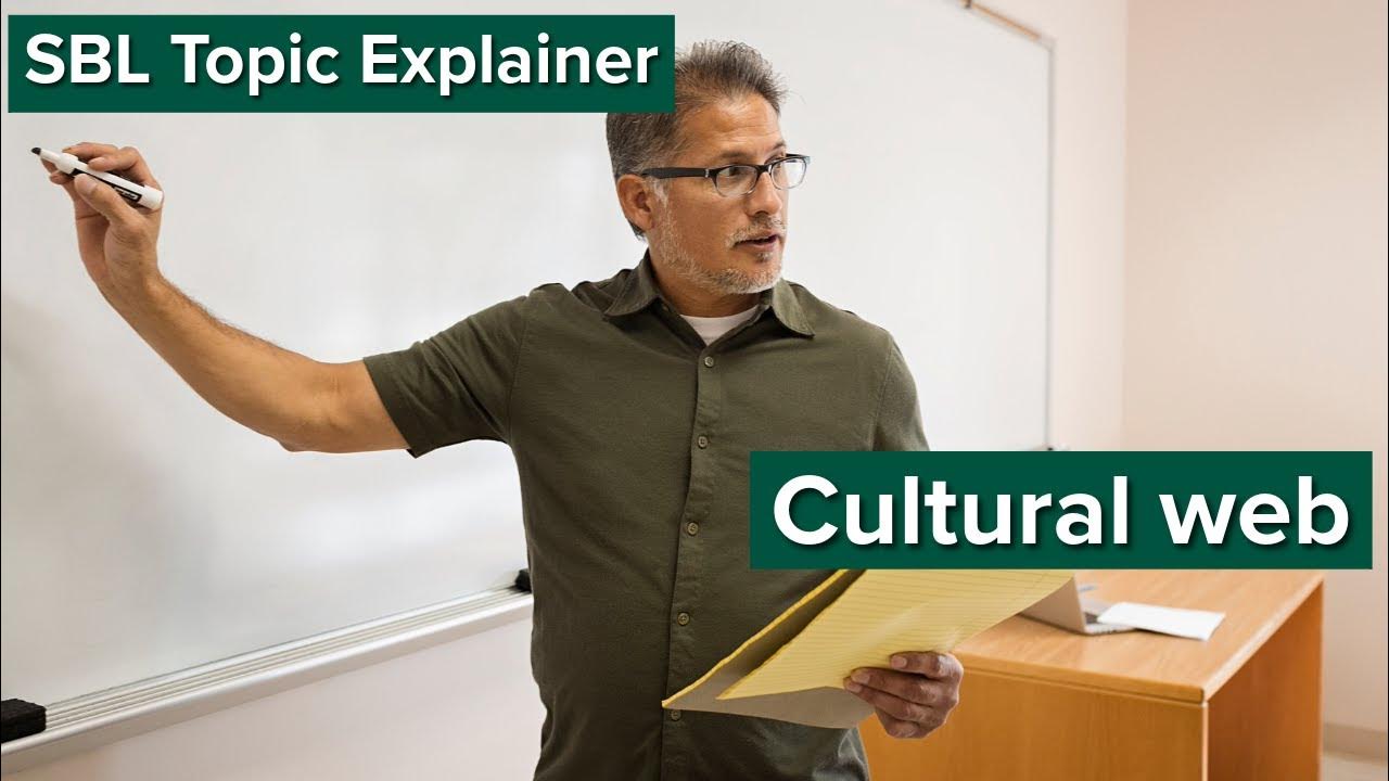 SBL Topic Explainer: Cultural Web - YouTube
