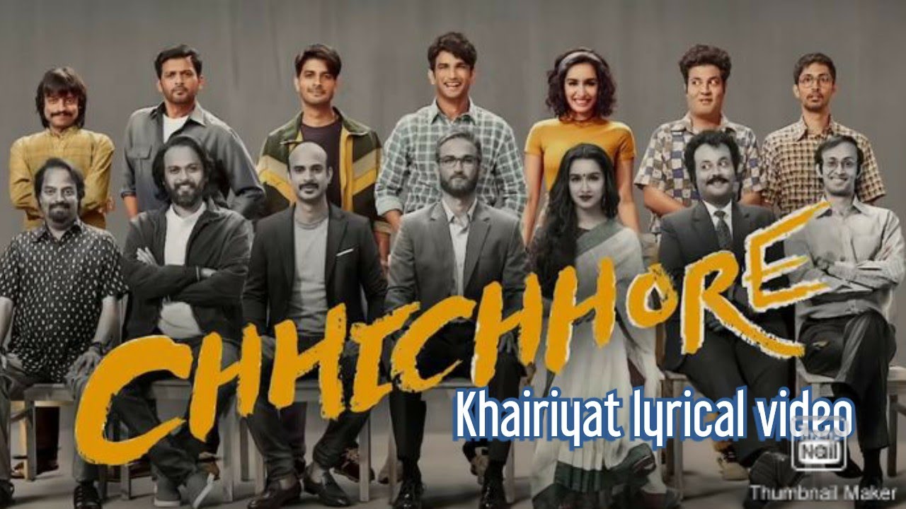 KHAIRIYAT_(Lyrical_video)_CHHICHHORE_Sushant_Shraddha_Pritam_Amitabh B ...