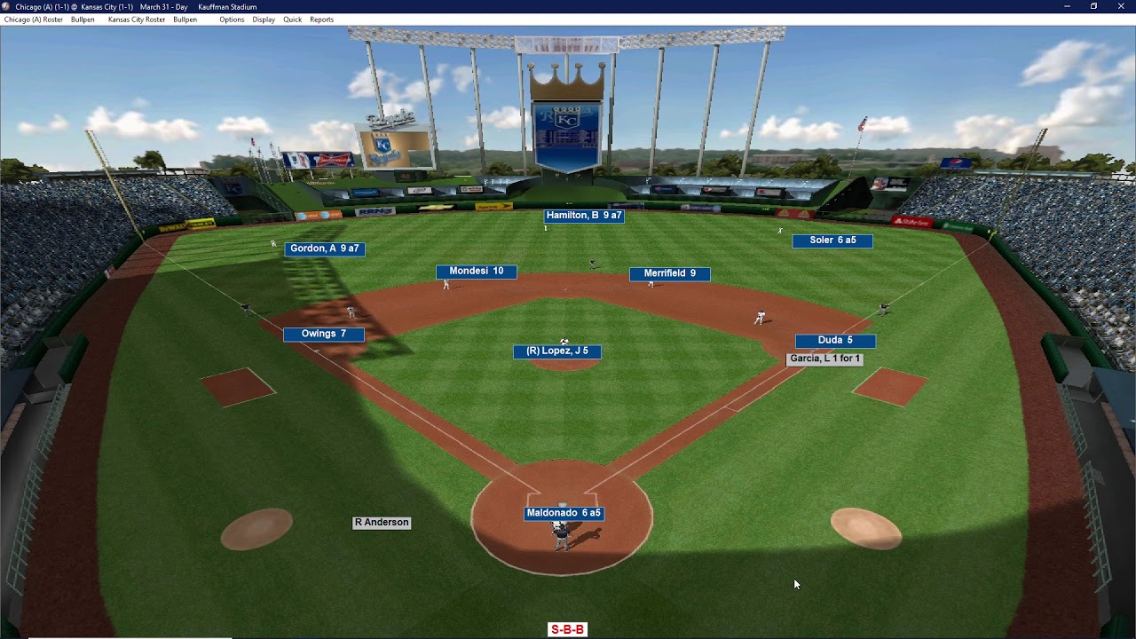 Action PC Baseball 2020 ( 2019 White Sox vs. Royals ) - YouTube