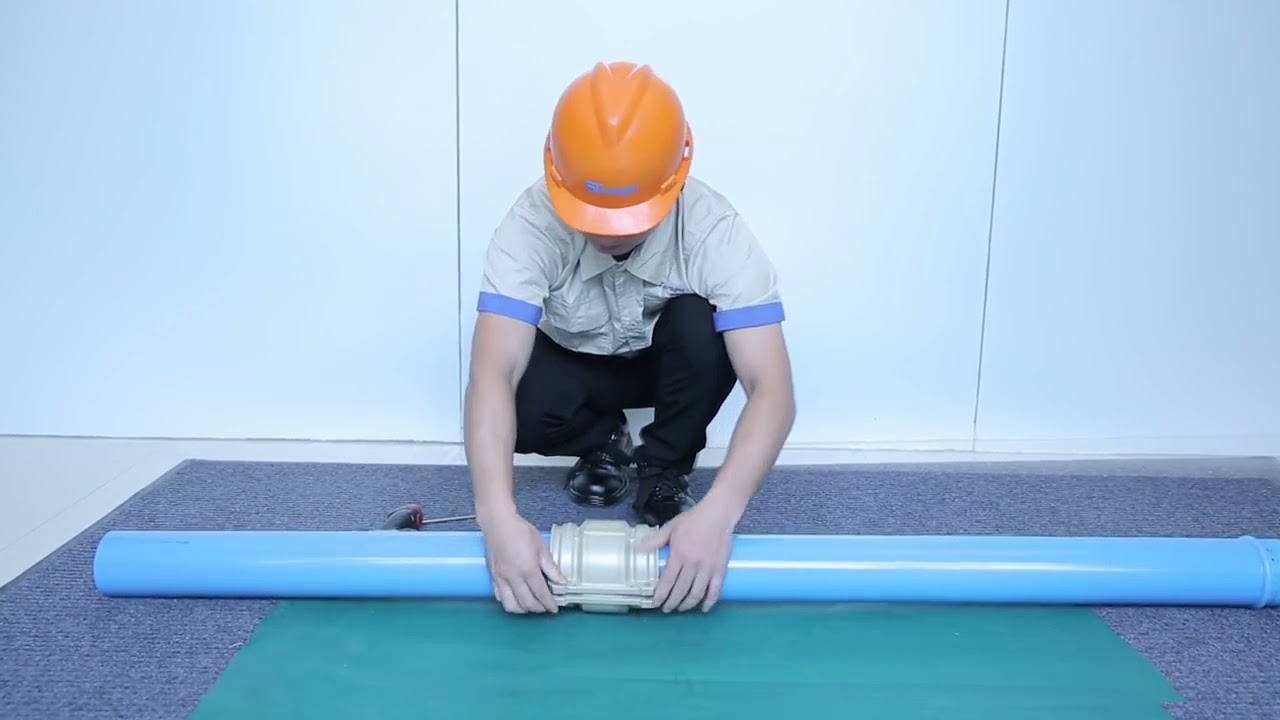 Airtight aluminum alloy compressed air pipe and fittings installation ...