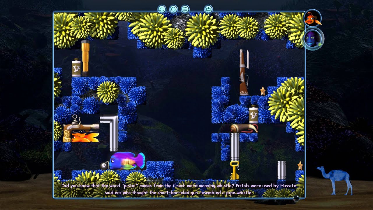 The Fish Fillets 2 Walkthrough - 3.03 - Black Powder - YouTube