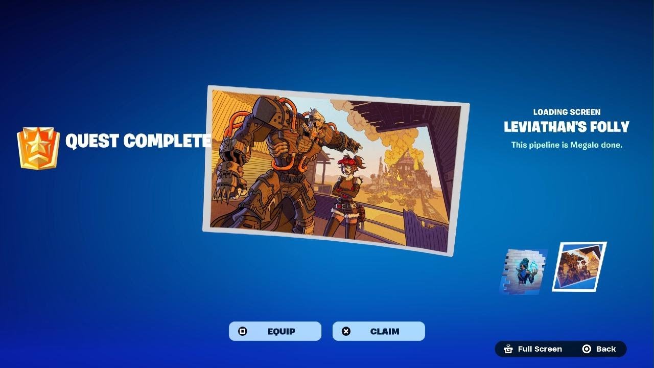 Fortnite chapter 5 season 3 Free Reward leviathan's folly loading ...