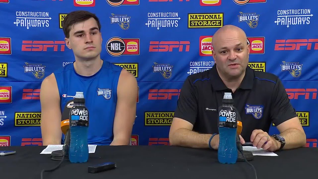 Stu Lash and Taine Murray press conference vs Melbourne United - Round ...