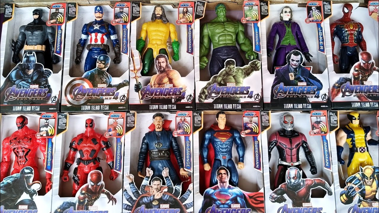 Avengers toys/action figures/unboxing/Cheap Price/Spiderman,Superman ...
