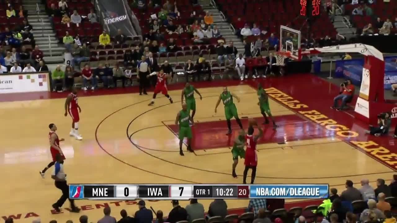 Frank Gaines Highlight video (39 points) vs. Iowa Energy - YouTube