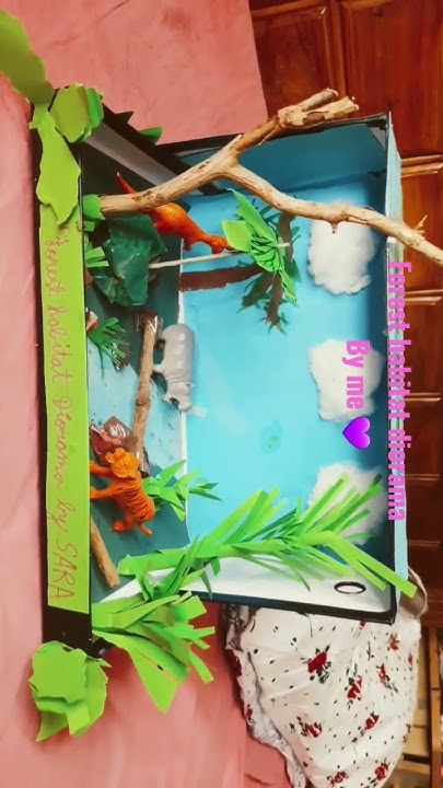 easy forests habitat diorama for school 🏫 project by Sara_blinkarmygirl ...
