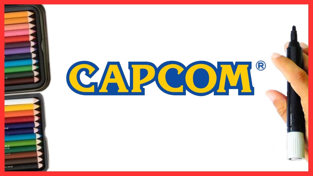 How to draw CAPCOM logo || Drawing easy - YouTube