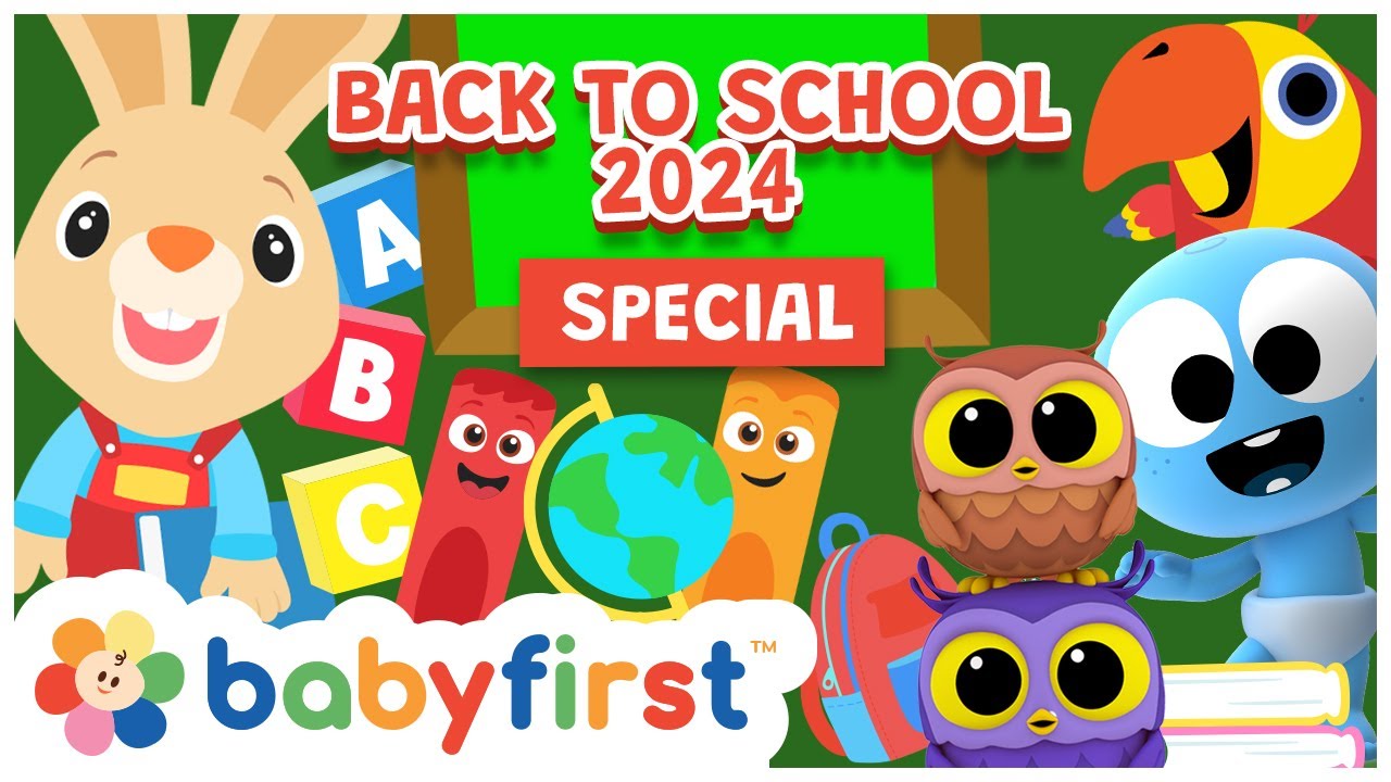 Back to school 2024 special! | Educational Songs for kids | Toddler ...